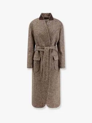 Brunello Cucinelli Belted Coats For Women