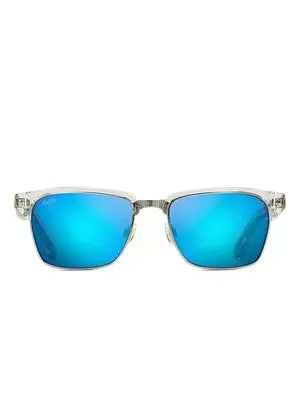 Maui Jim Kawika Clubmaster-frame Sunglasses - Grey