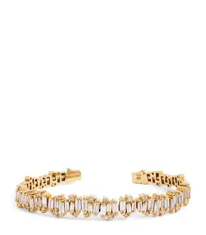 SUZANNE KALAN Shimmer Audrey Bangle - Gold