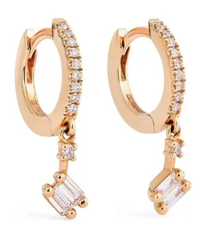 SUZANNE KALAN Bold Drop Earrings - Rose Gold