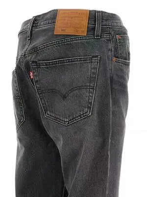 LEVI'S 501 Selvedge Five-pocket Cotton Jeans - Grey