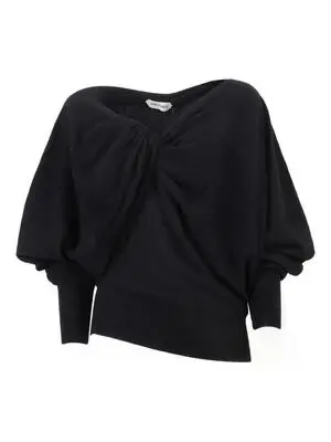 Alberta Ferretti Asymmetric Draped Top