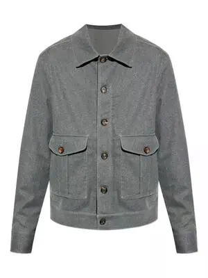 Eleventy Button-fastening Flap-pocket Jacket