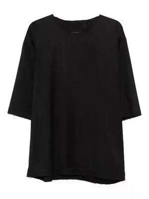 HAMZA Frayed-hem T-shirt