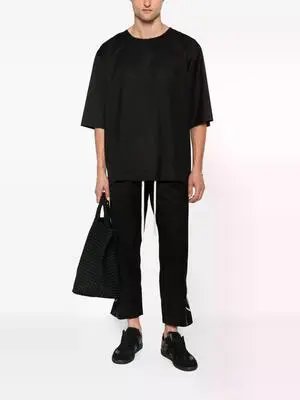 HAMZA Frayed-hem T-shirt