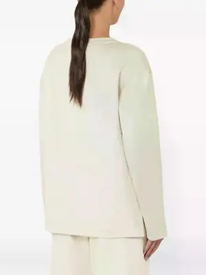 Max Mara Embossed-logo Sweatshirt