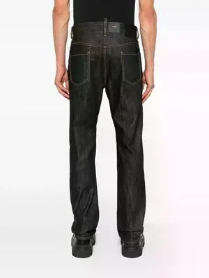 Dsquared2 Contrast-stitch Straight Leg Jeans