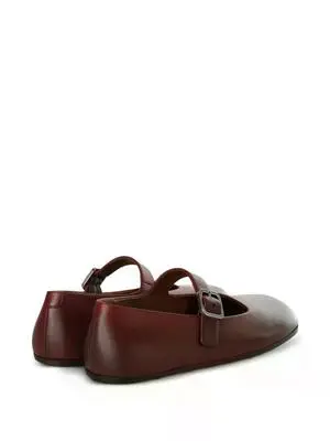 Marsèll Buckle-strap Leather Loafers