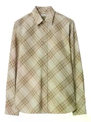 Burberry Checked Cotton Shirt