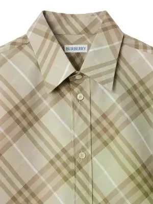 Burberry Checked Cotton Shirt