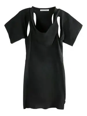 Alexander Wang Cut-out Draped Mini Dress