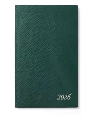 Smythson 2026 Panama Weekly Diary - Green