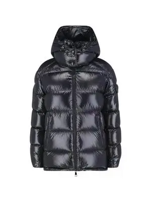 Moncler Moncler Maire Hooded Short Down Jacket Black