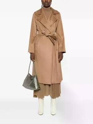 Max Mara Manuela Belted Notched-lapel Coat