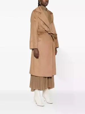 Max Mara Manuela Belted Notched-lapel Coat