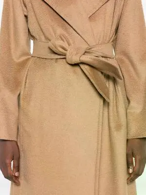 Max Mara Manuela Belted Notched-lapel Coat