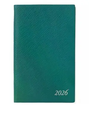 Smythson 2026 Panama Weekly Diary - Green