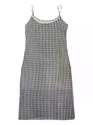 Callipygian Gingham Midi Dress