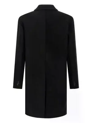 Dsquared2 Button-fastening Wool Coat - Black