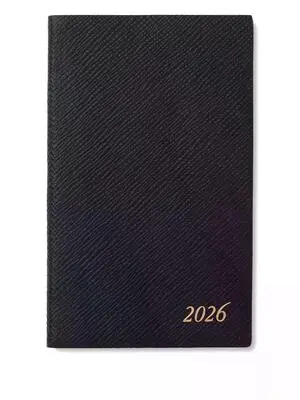 Smythson 2026 Panama Weekly Diary - Black