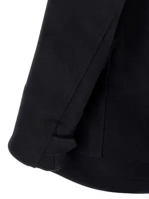 Dsquared2 Double-breasted Wool Coat - Black