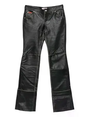 Martine Rose Paneled Leather Trousers