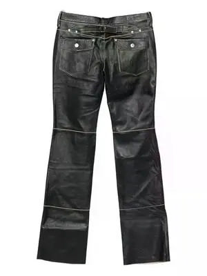 Martine Rose Paneled Leather Trousers