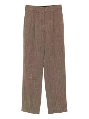BLAZÉ MILANO Herringbone Pleated Trousers