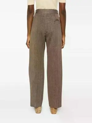 BLAZÉ MILANO Herringbone Pleated Trousers