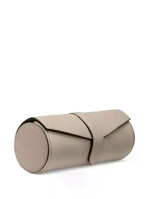 Smythson Panama-leather Jewellery Roll - Neutrals