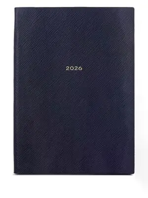 Smythson 2026 Soho Weekly Diary - Blue