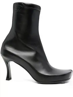 Balenciaga Leather Square-toe Boots