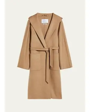 Max Mara Lilia Cashmere Wrap Coat - Camel