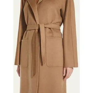 Max Mara Lilia Cashmere Wrap Coat - Camel