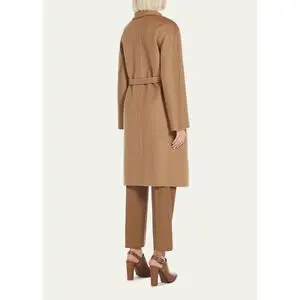 Max Mara Lilia Cashmere Wrap Coat - Camel
