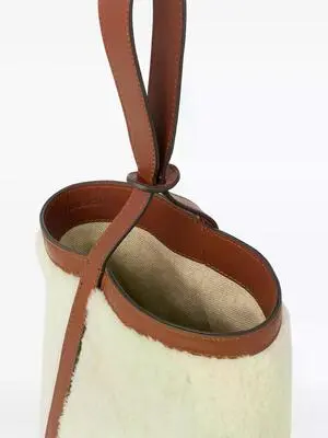 YVES SALOMON Mini Merino Bucket Bag
