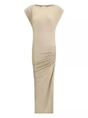 MARANT ETOILE Side-ruched Midi Dress