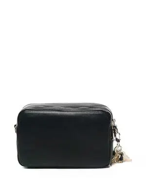 V°73 Double-zip Charm Shoulder Bag - Black