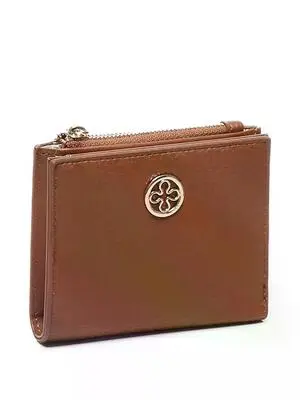 V°73 Logo-detail Zip-top Wallet - Brown
