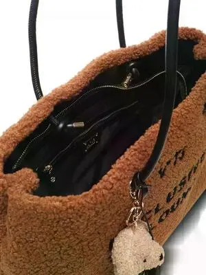 V°73 Teddy-textured Tote Bag