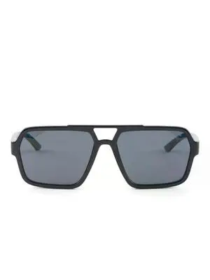 Prada Geometric-frame Sunglasses - Black