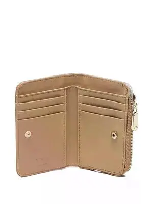 V°73 Zip-closure Logo Wallet - Neutrals