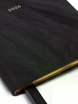 Smythson 2026 Soho Weekly Diary - Black