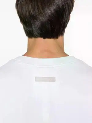 HAMZA Short-sleeve Cotton T-shirt - White