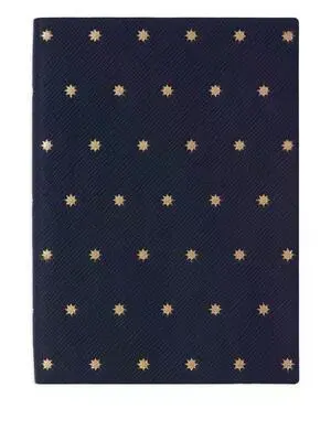 Smythson Leather-cover Notebook - Blue