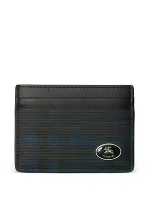 Burberry Equestian Knight Stamp Cardholder - Blue