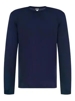 Hanro Long-sleeve Cotton T-shirt - Blue