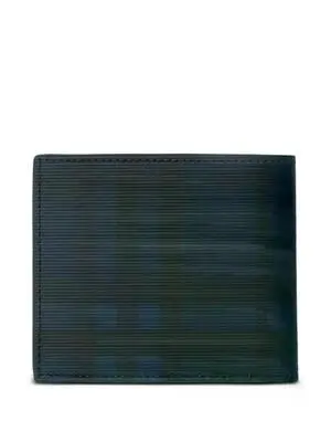 Burberry Check-pattern Equestian Knight Stamp Wallet