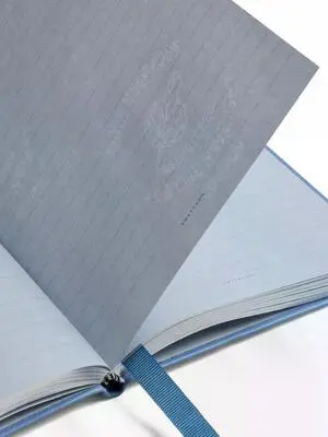 Smythson Soho Panama Notebook - Blue