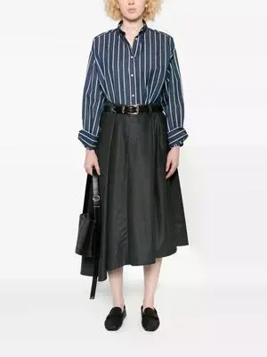 Brunello Cucinelli Pleated A-line Skirt